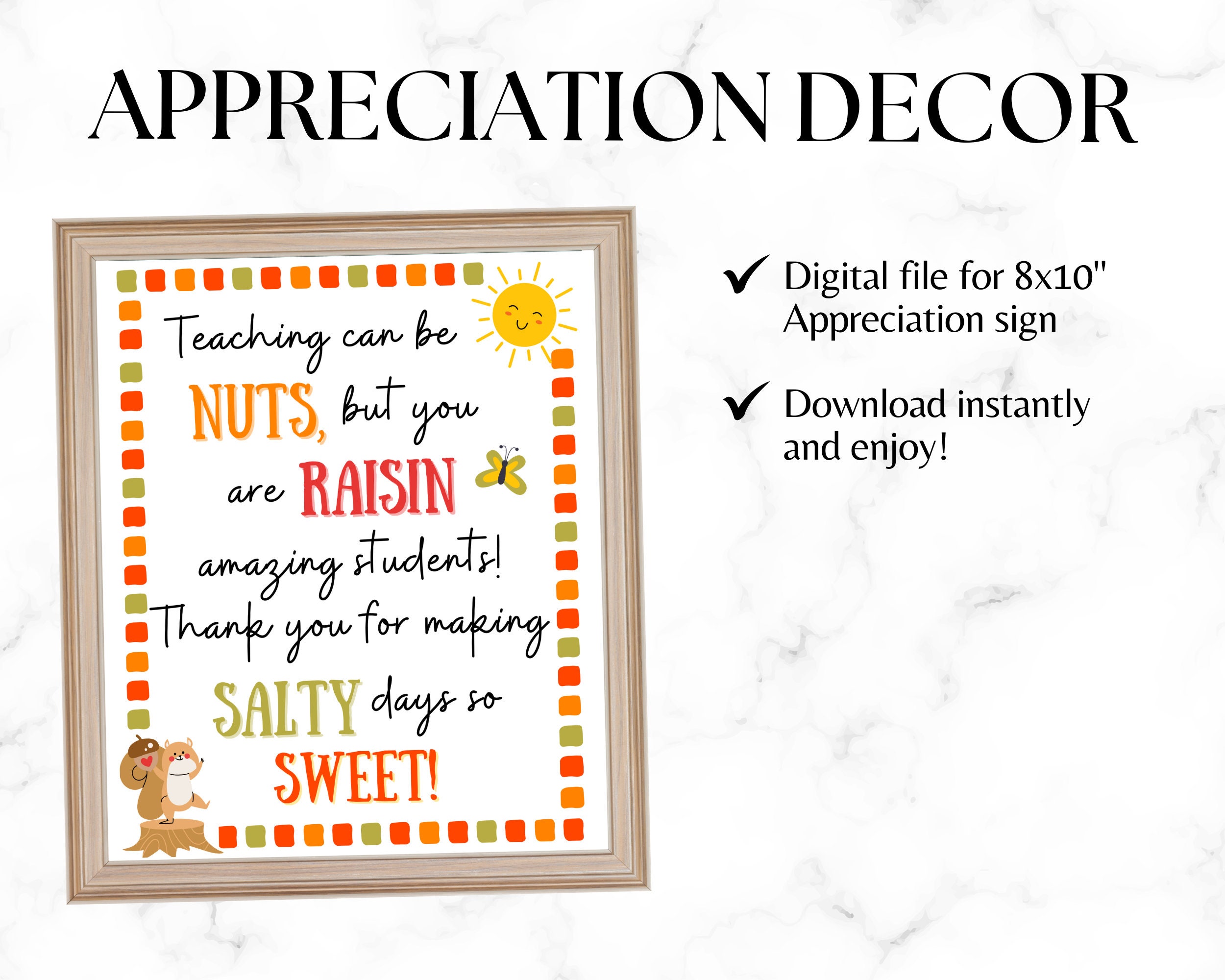 Teacher Appreciation Trail Mix, Teacher Appreciation Sign Cookies ...