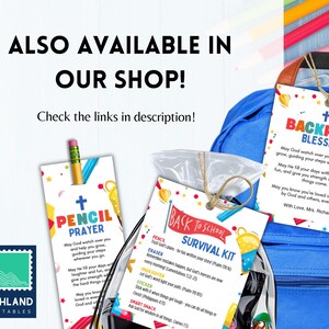 God's Back to School Survival Kit With Bible Verses, Christian Back to ...