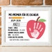 Back to School Sign Spanish Template, Handprint Art, Preschool Sign ...