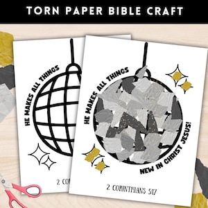 Christian New Year's Eve Sunday School Craft, Bible Craft Preschoolers ...