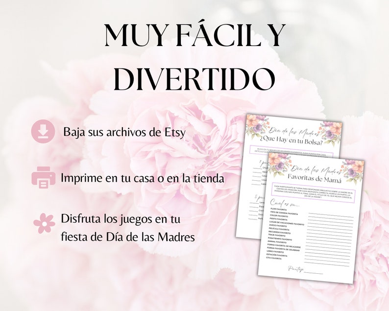 Dia De La Madre Games, Juegos Para Dia De Las Madres, Actividades En ...