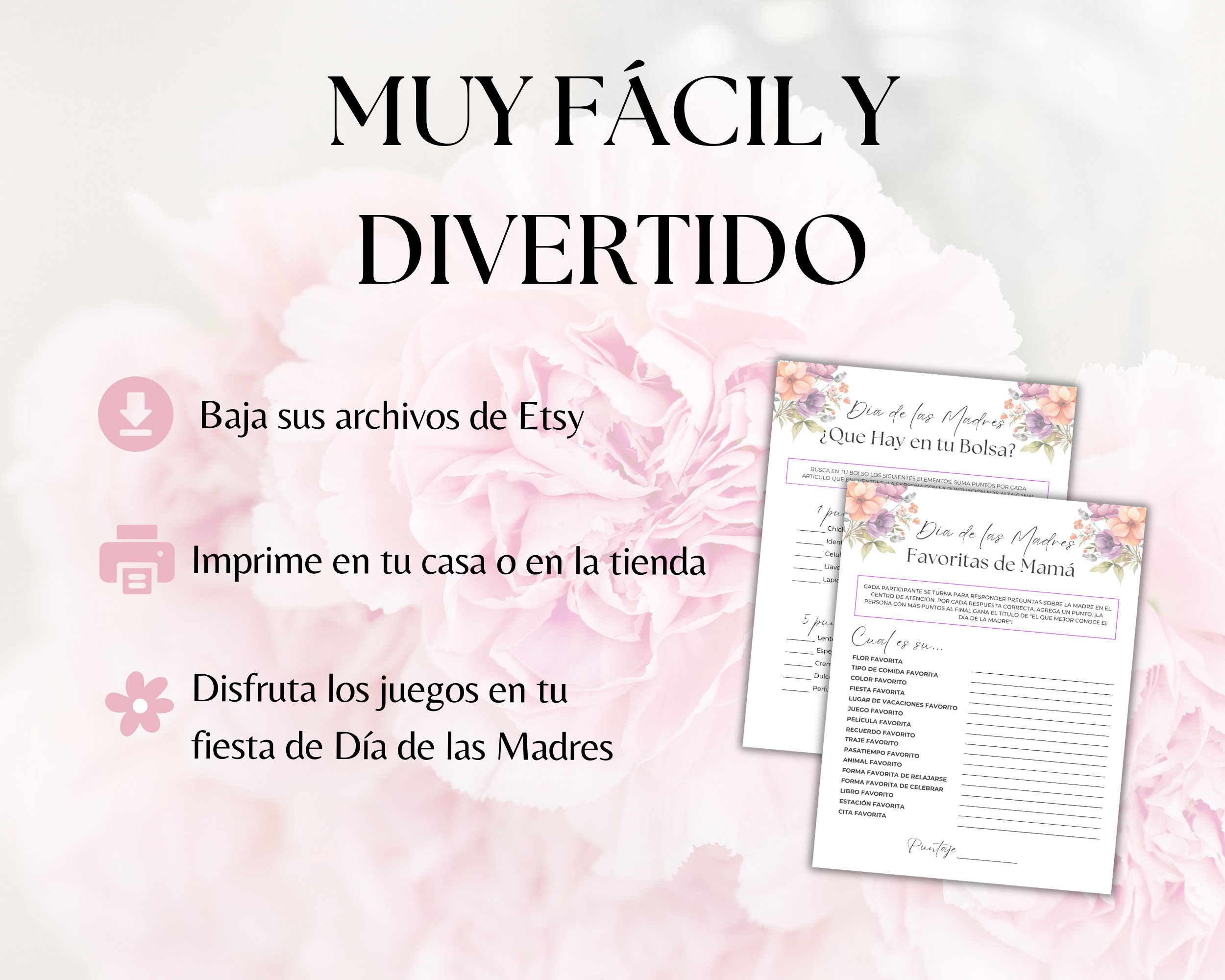 Dia De La Madre Games, Juegos Para Dia De Las Madres, Actividades En ...