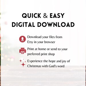 Christian Christmas Bible Verse Cards, Advent Scripture Cards for ...