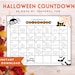 Halloween Countdown, Halloween Advent Calendar, Kids Advent Calendar ...