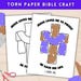 Easter Story Sunday School Craft for Kids, Torn Paper Holy Week ...