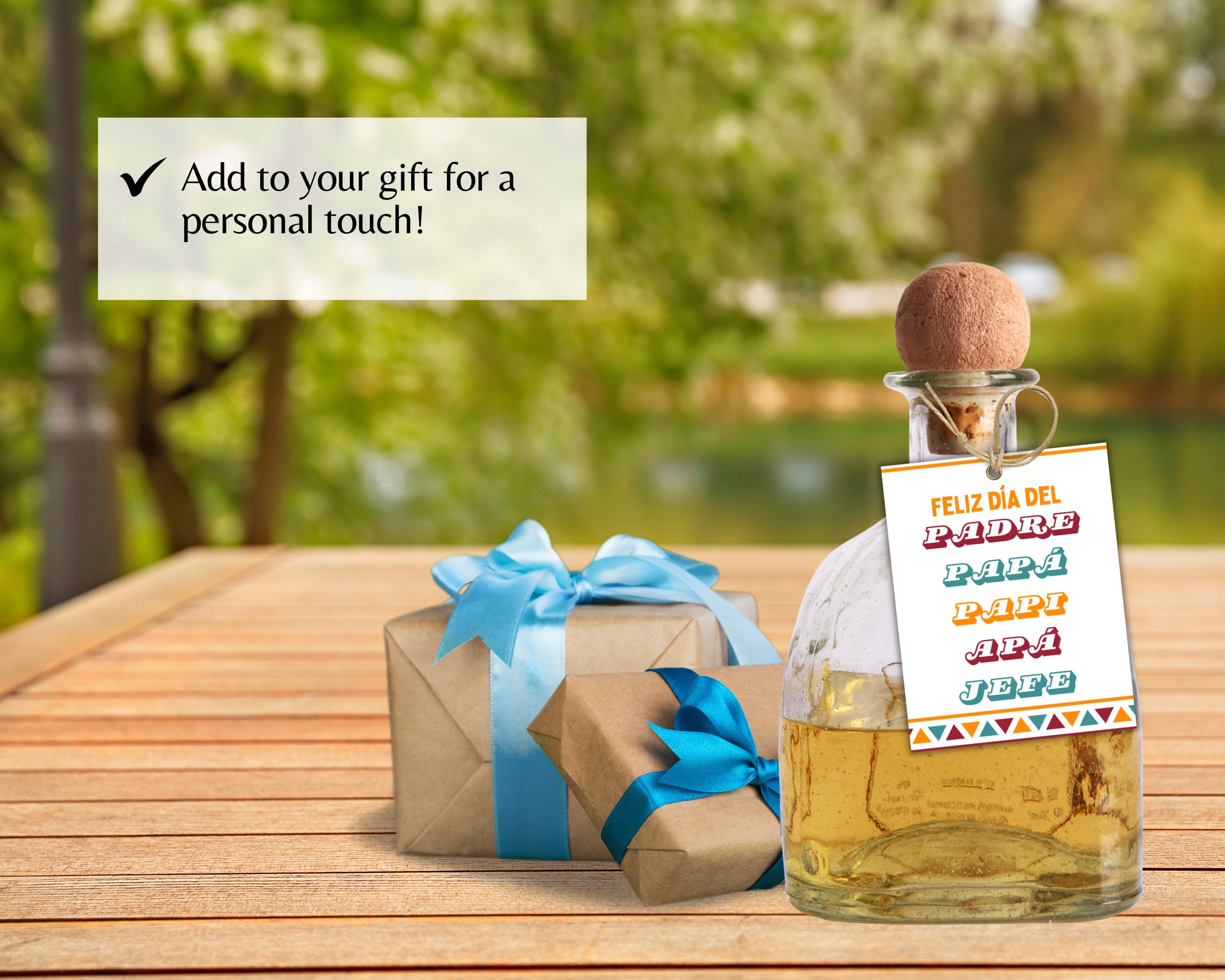 Father's Day Gift Tag Spanish, Feliz Dia Del Padre Printable Tag ...