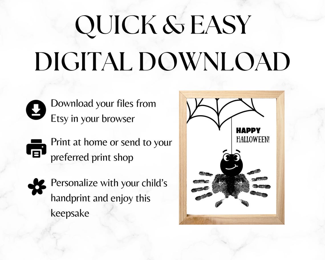 Halloween Handprint Craft, Fall Handprint Craft, Toddler Halloween ...