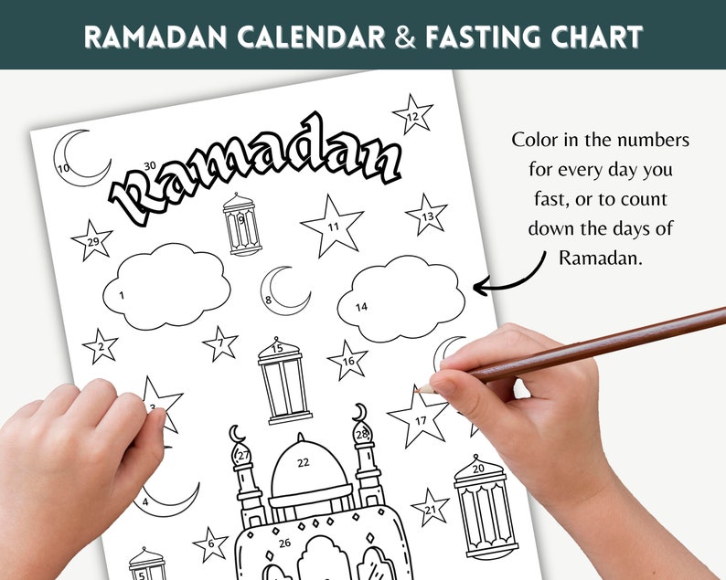 Ramadan Activities for Kids, Ramadan Coloring Pages, Ramadan Lantern ...