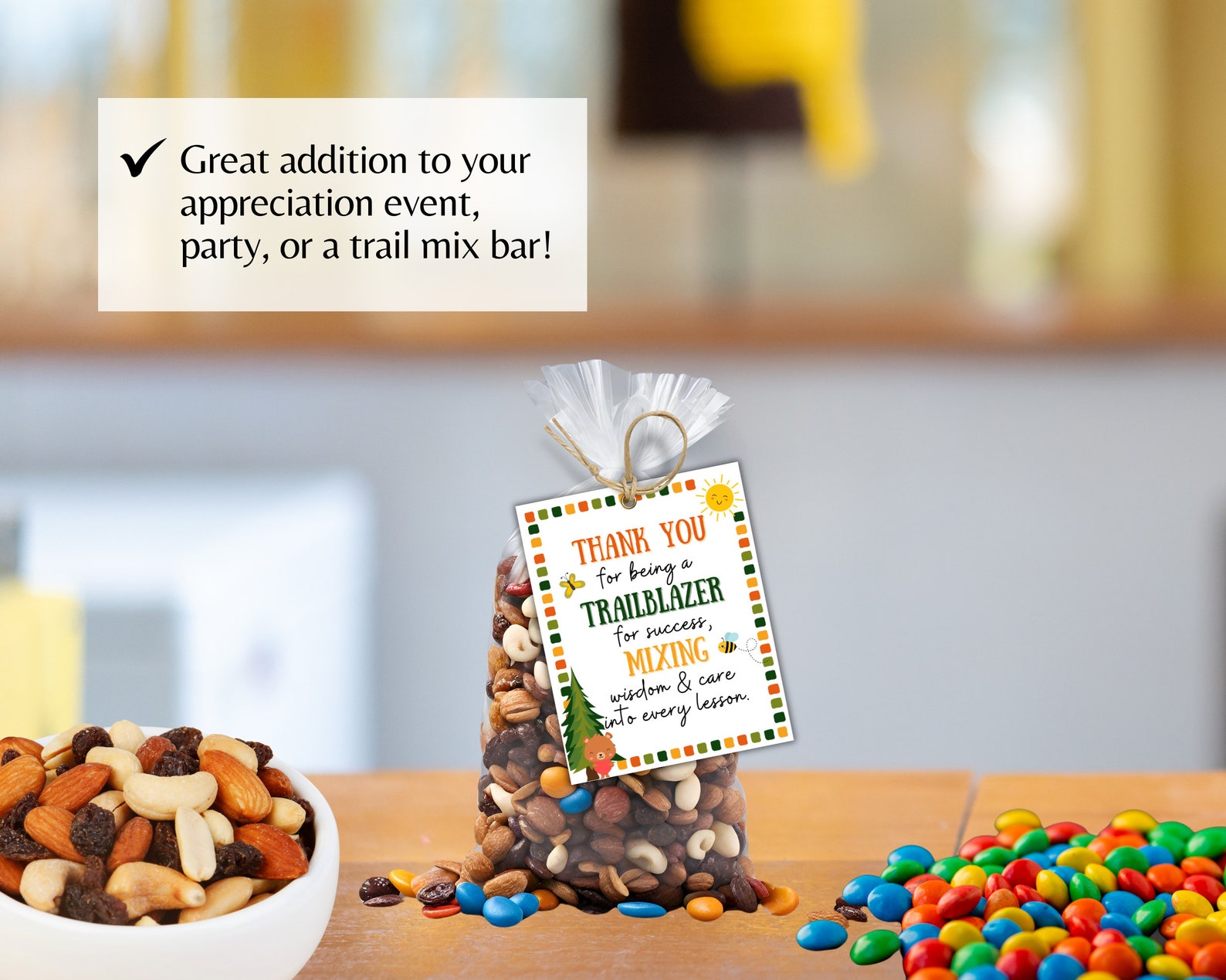 Teacher Appreciation Trail Mix, Teacher Appreciation Tags Candy ...