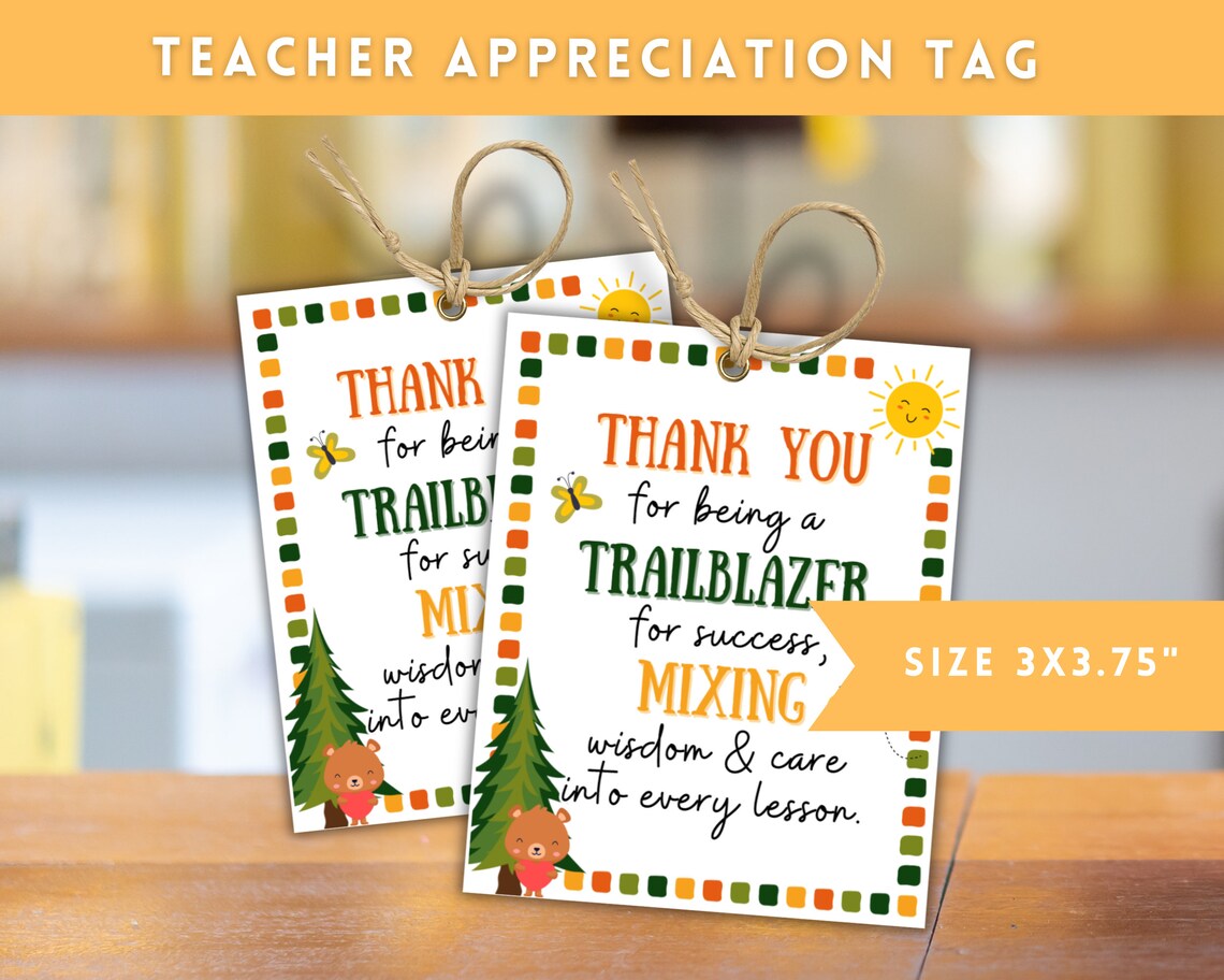 Teacher Appreciation Trail Mix, Teacher Appreciation Tags Candy ...