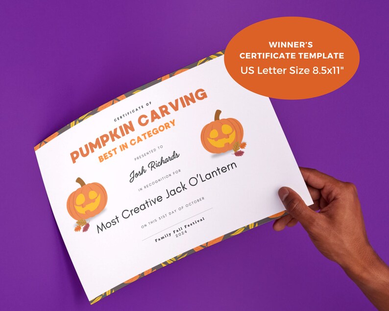 Fall Festival Pumpkin Carving Contest Awards, Pumpkin Carving Voting ...