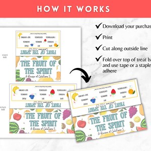Fruit of the Spirit Printable Craft for Kids, Christian Preschool ...