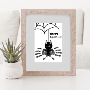 Halloween Handprint Craft, Fall Handprint Craft, Toddler Halloween ...