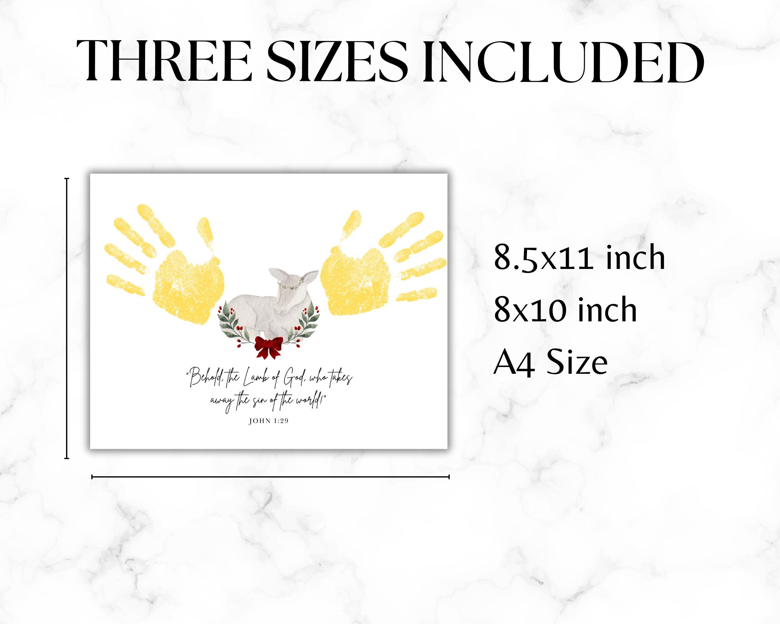 Printable Christmas Handprint Craft for Sunday School, Christian ...