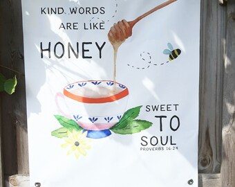 SVG & PNG kind Words Are Like Honey ...sweet to the - Etsy
