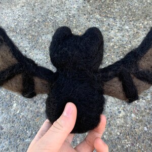 Needle felted bat | Etsy