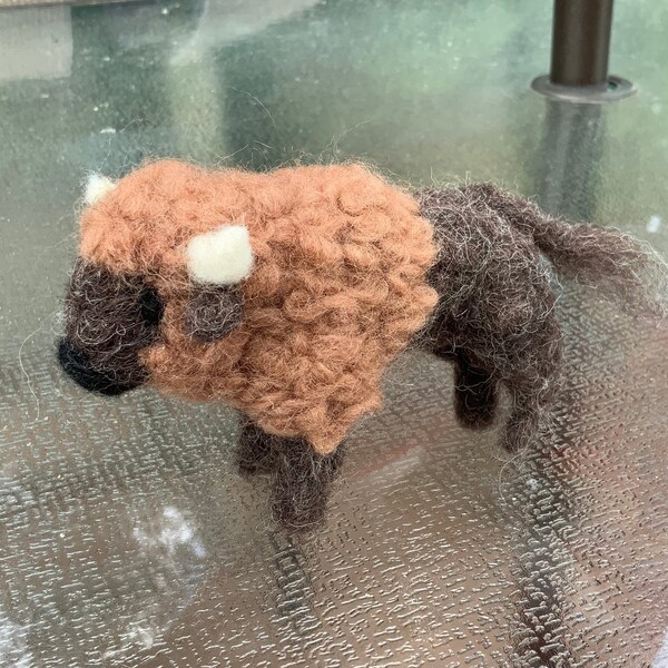 Felted Buffalo - Etsy