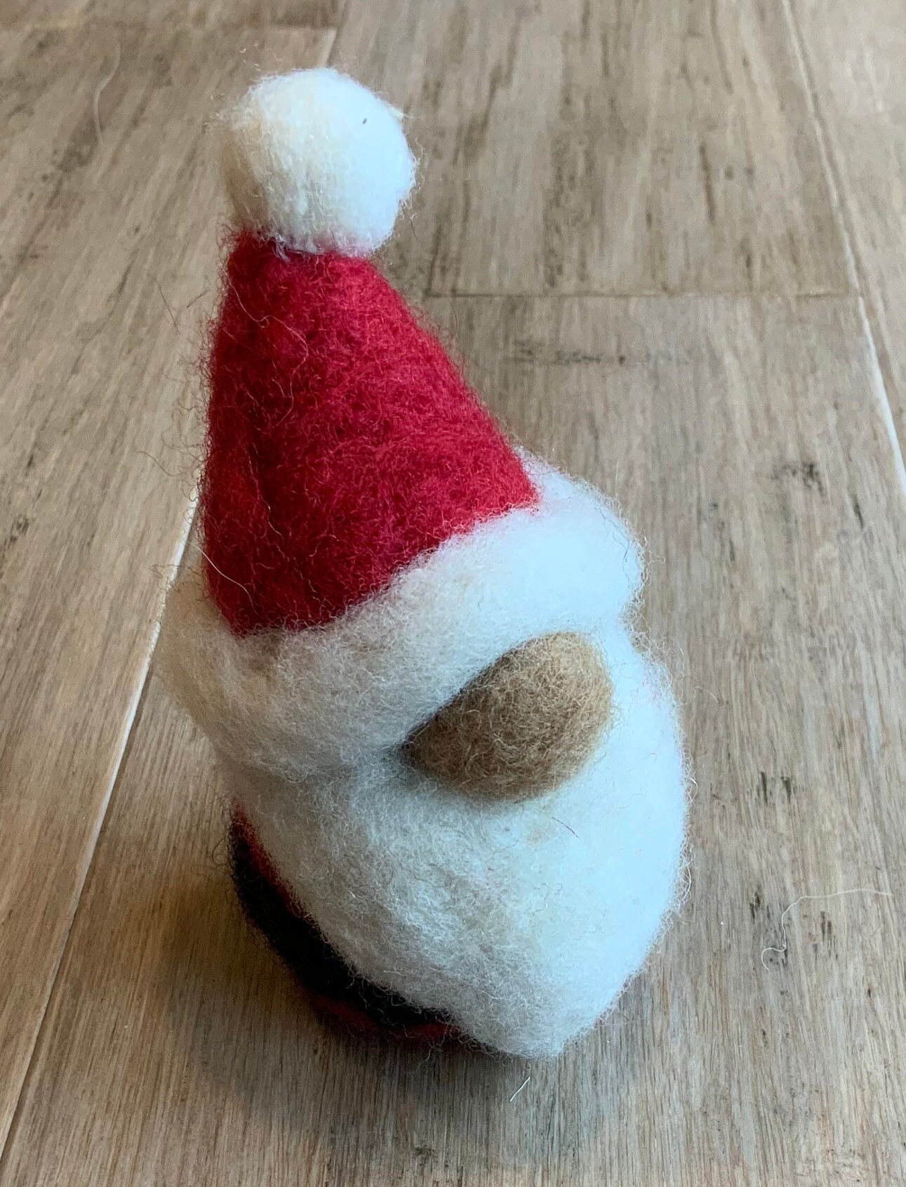 Needle Felted Santa Christmas Decoration - Etsy