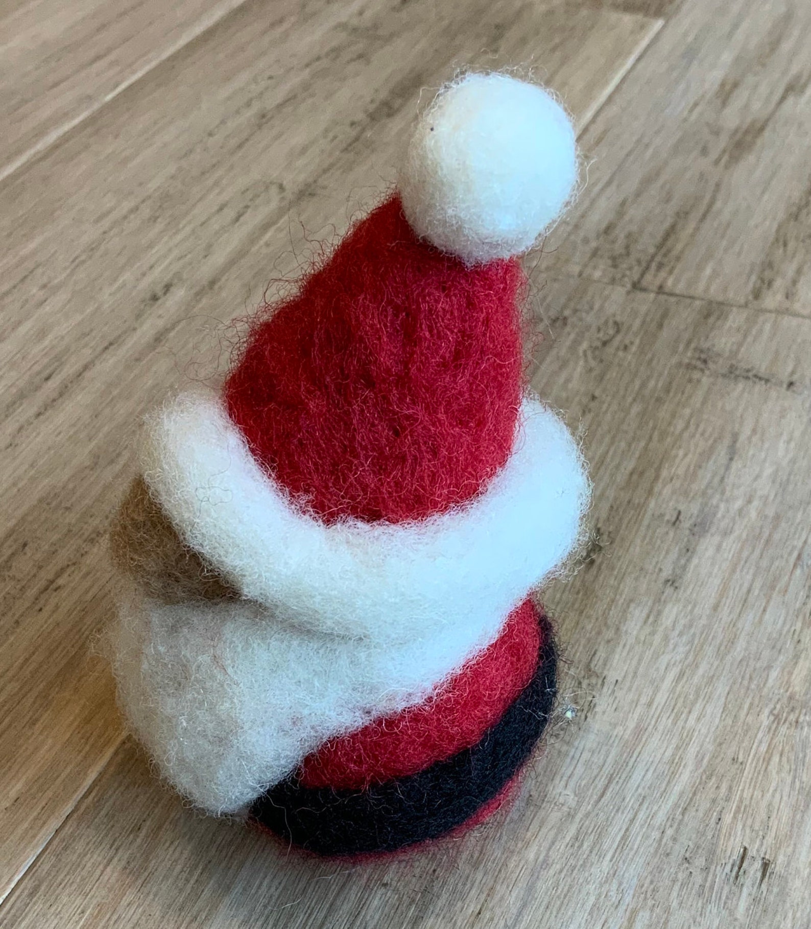 Needle Felted Santa Christmas Decoration - Etsy