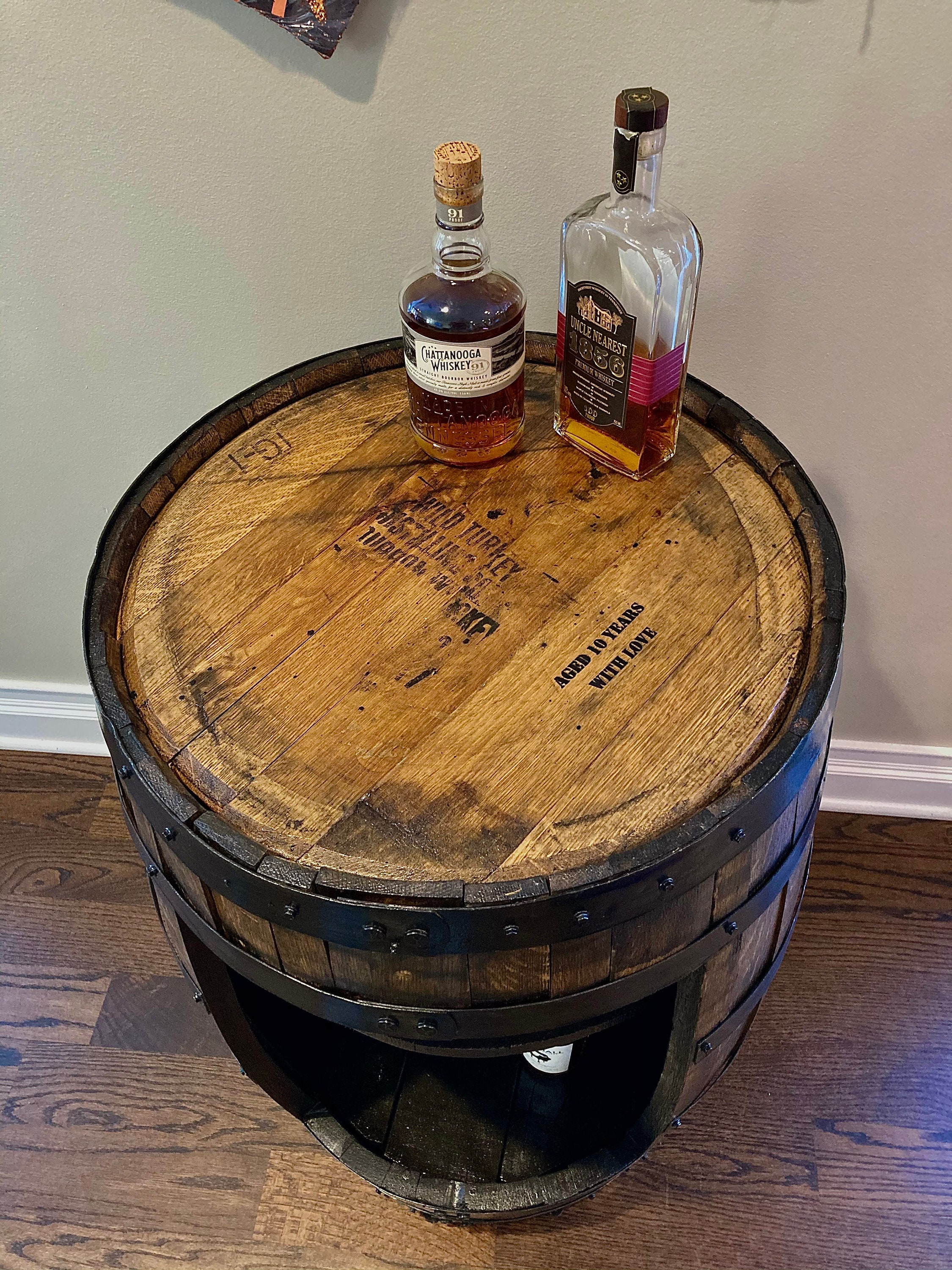 Whiskey Barrel Home Bar | Etsy