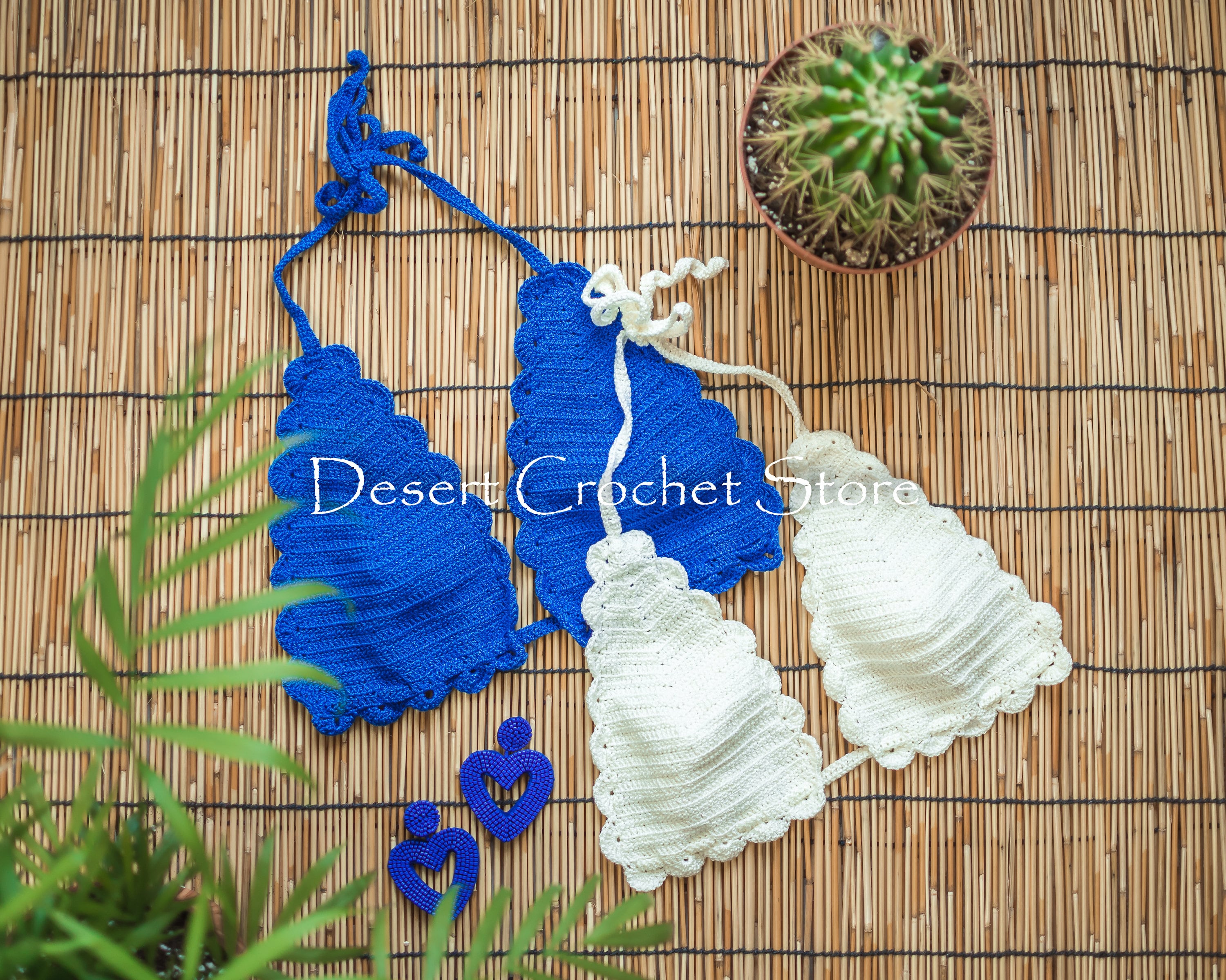 Crochet Bikini Top PDF Pattern and Tutorial / Crochet Swimwear ...