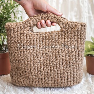Crochet Jute Rope Bag PDF Pattern and Tutorial / Crochet Bag / Pattern ...