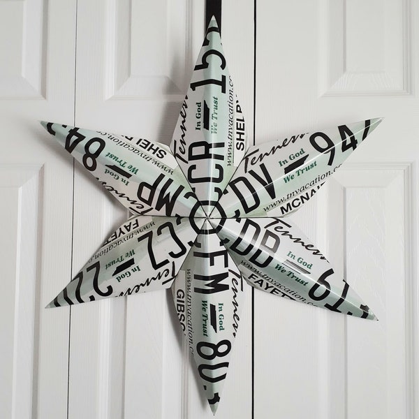 License Plate Star - Etsy