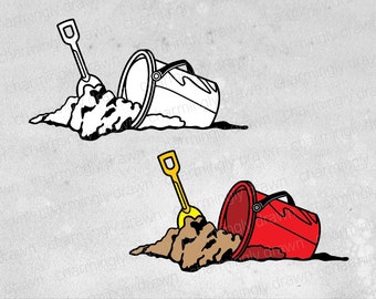 Shovel and Pail Svg - Etsy