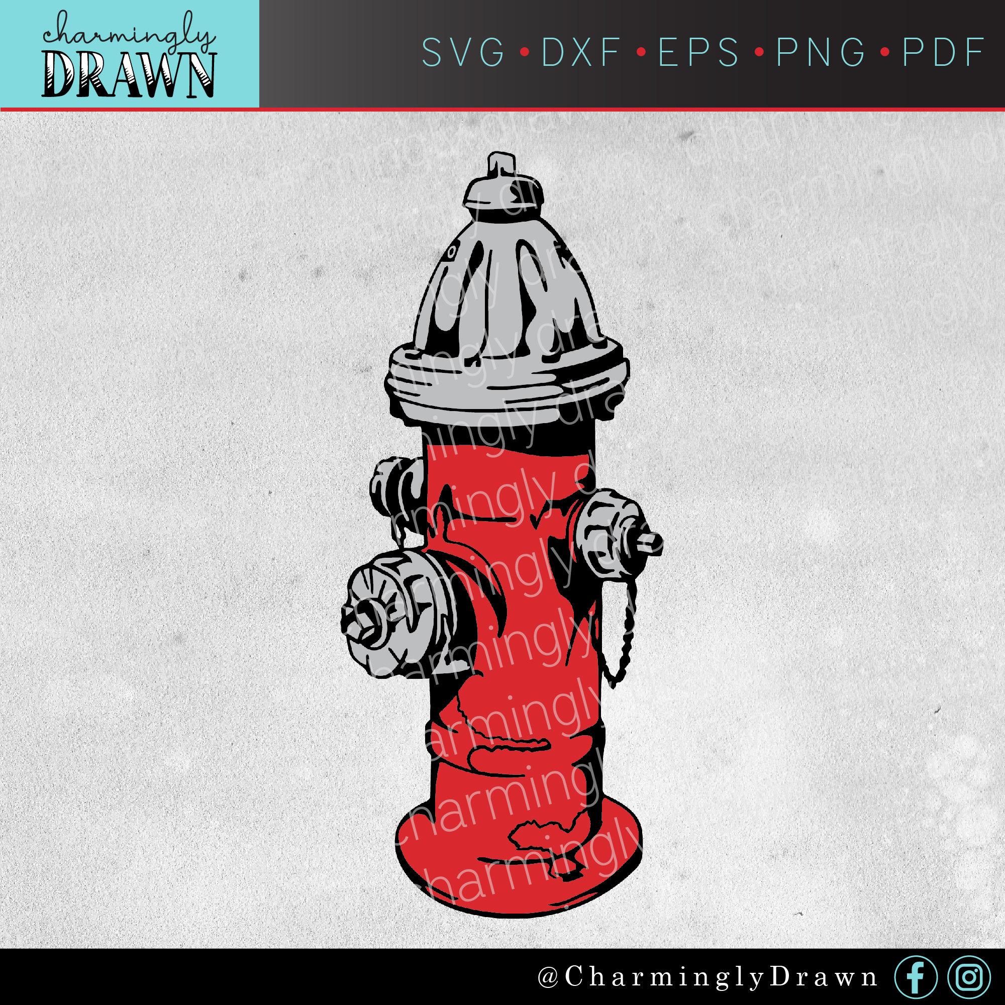 Fire Hydrant SVG Fire Fighter Decor Fire Station SVG Fire Department ...