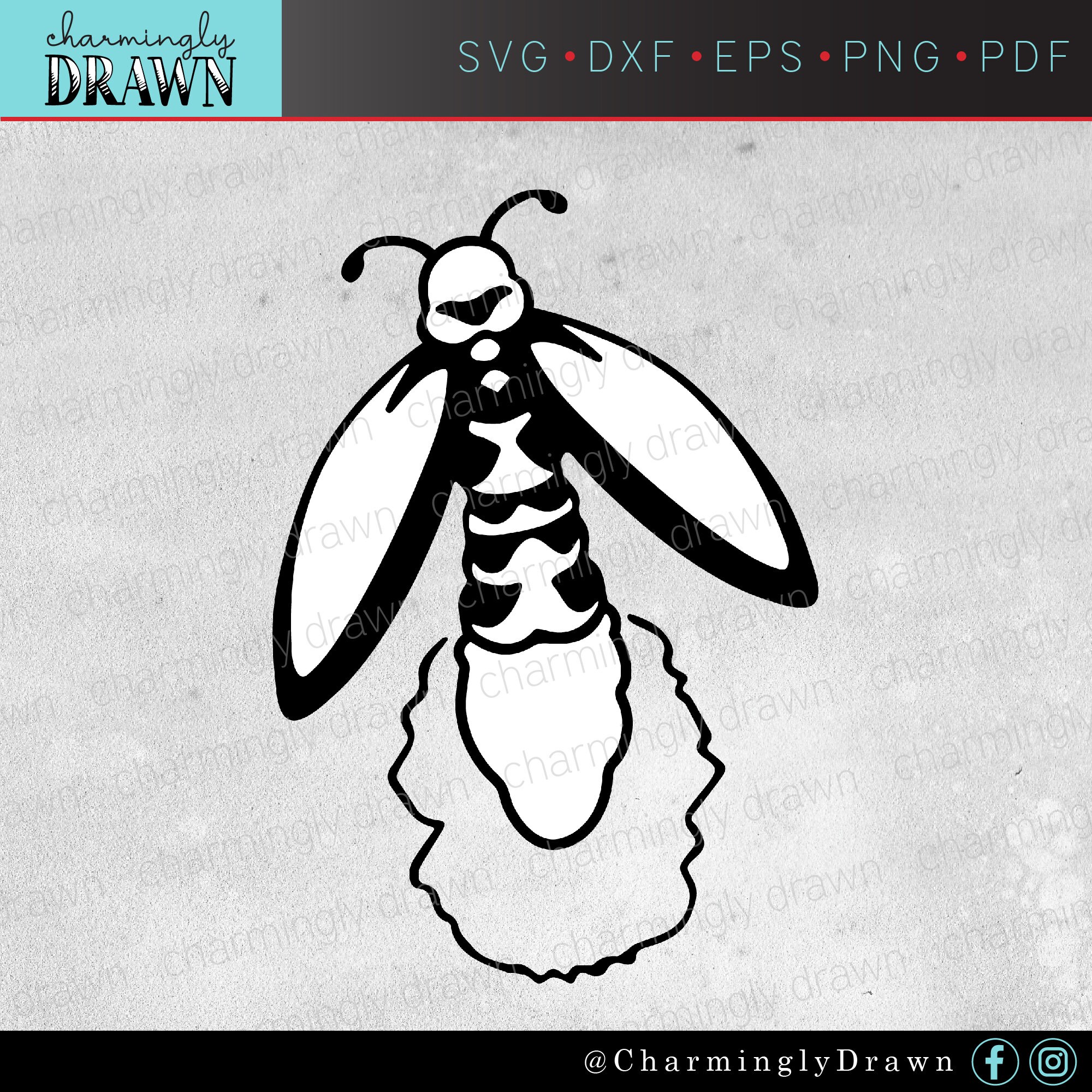 Lightning Bug SVG Firefly SVG Glow Bug SVG Catch a Firefly Cut Files ...