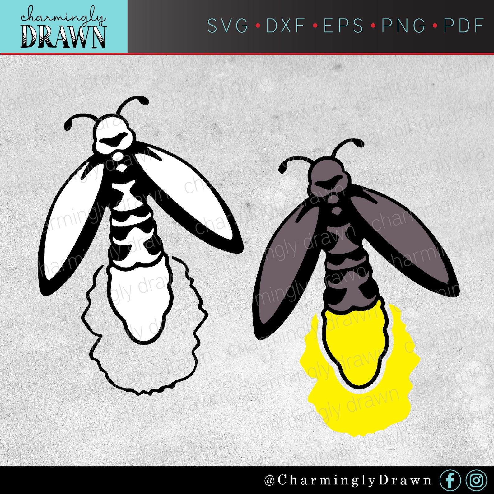 Lightning Bug SVG Firefly SVG Glow Bug SVG Catch a Firefly Cut Files ...