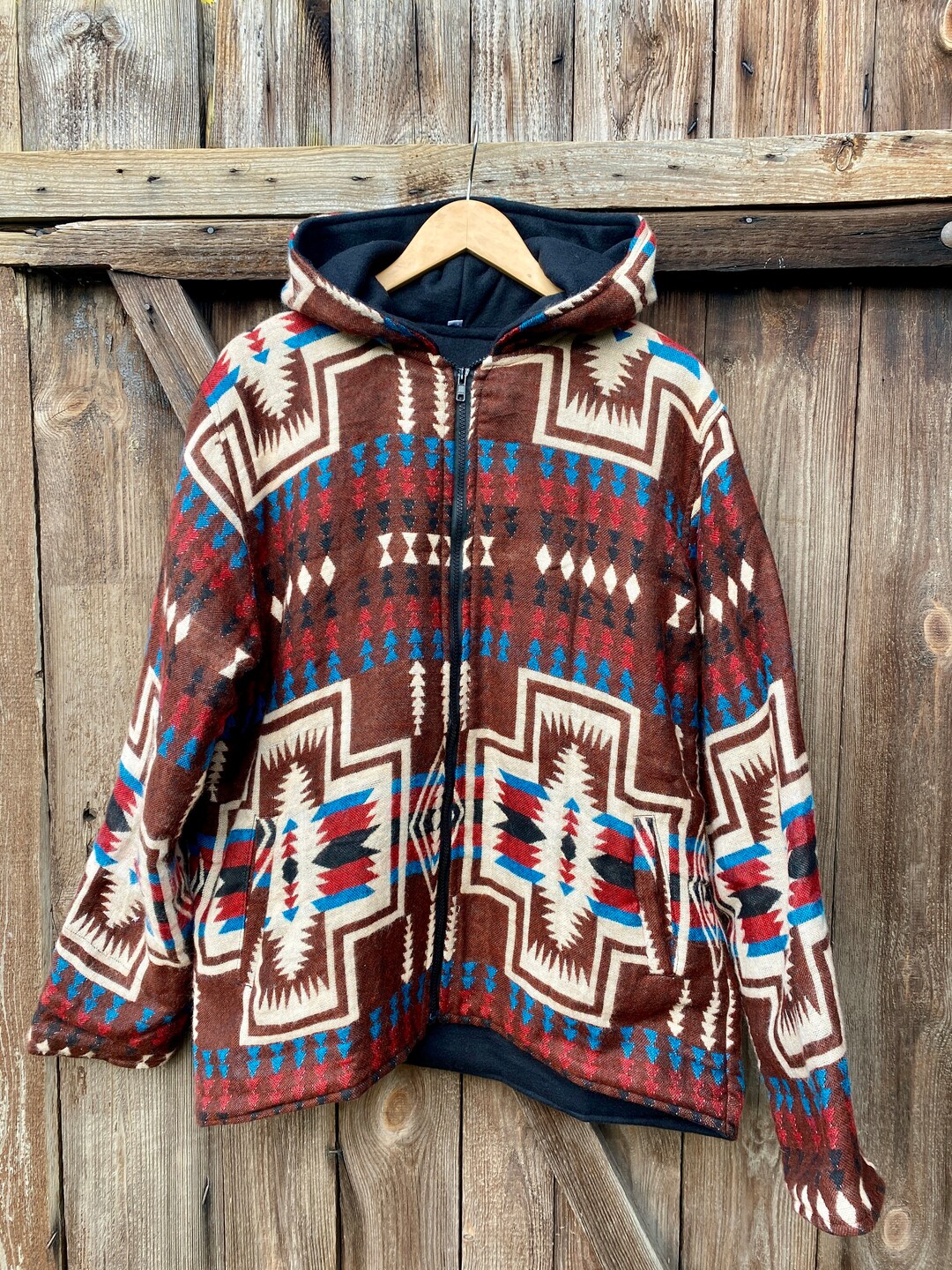 Colorful Cozy Winter Jacket - Handmade Woolen Jacket - Hippie Jacket ...