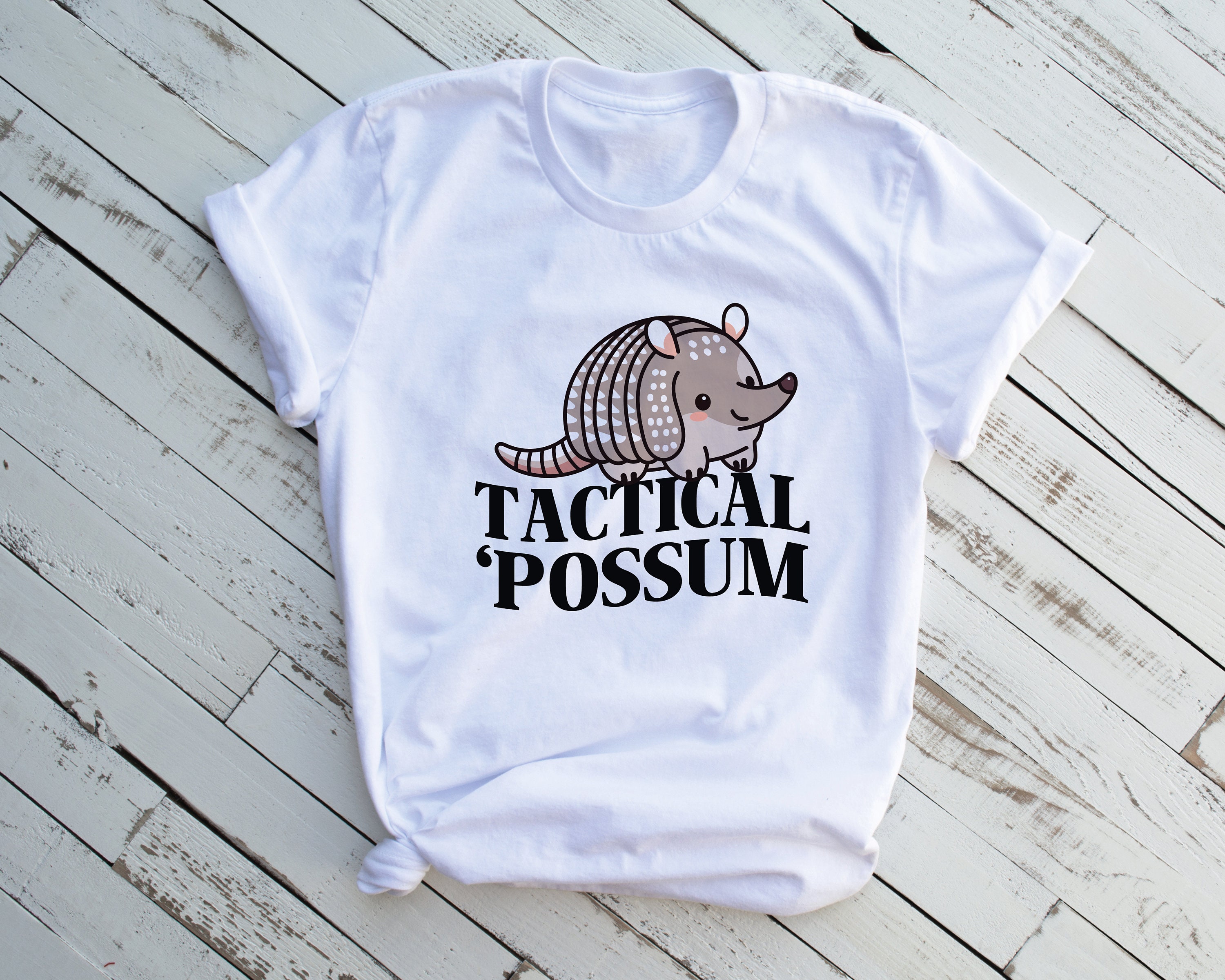Armadillo Shirt - Tactical 'possum - Premium Unisex Classic Fit T-shirt ...