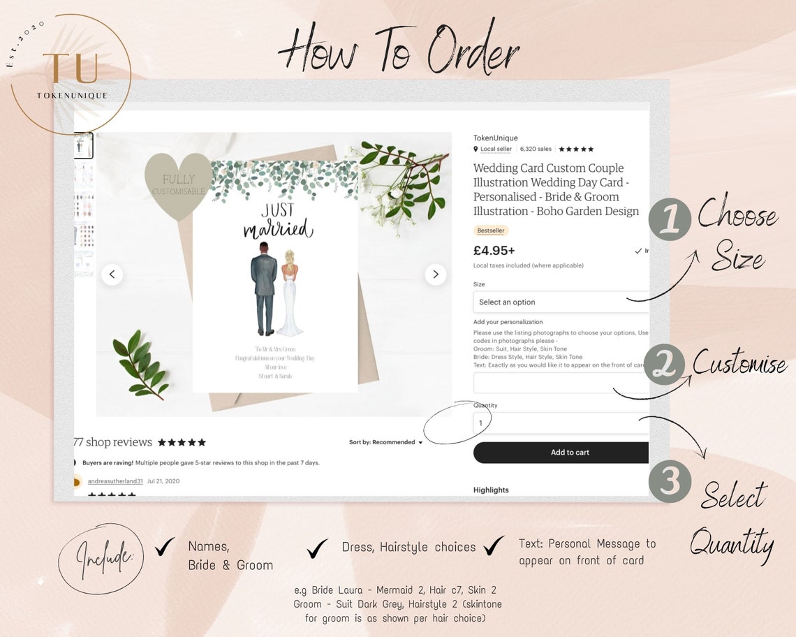 Wedding Save the Date Cards Custom Wedding Portrait - Etsy