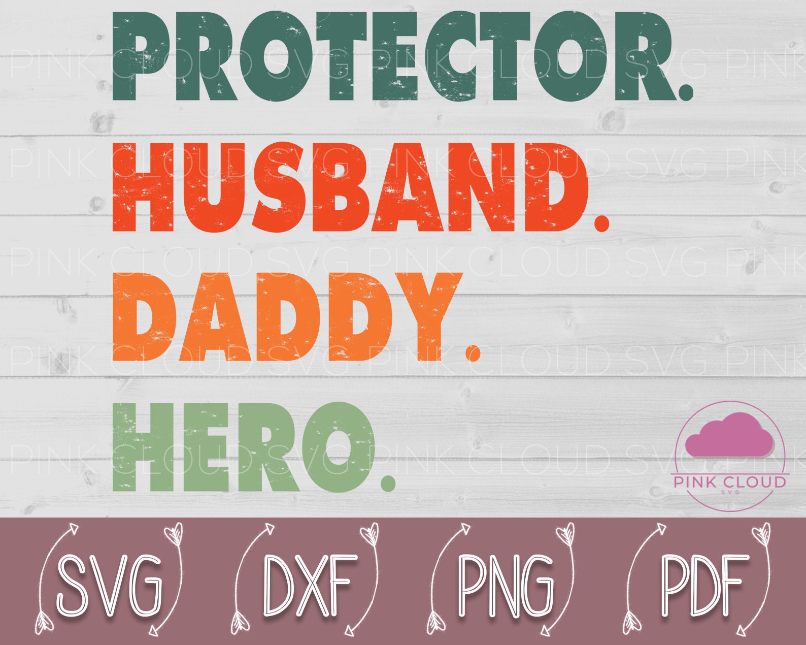 Protector Husband Daddy Hero Svg Dad Svg Papa Svg Grandpa - Etsy
