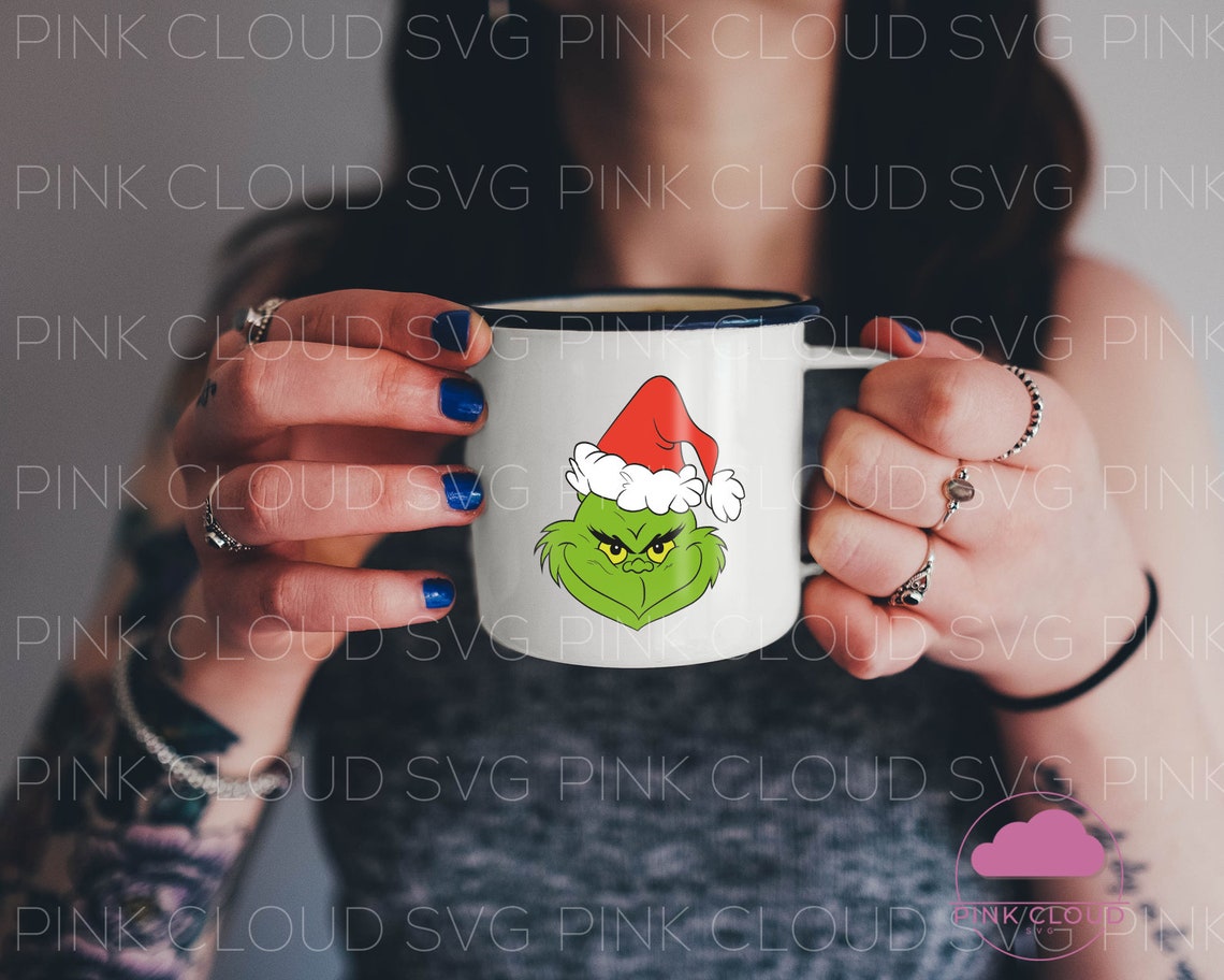 Grinch, Christmas Grinch, Mean Grinch, Grinch Face Svg, Christmas Svg ...