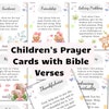 20 Prayer Scripture Cards With Bible Verses | Children’s Bible Studies ...