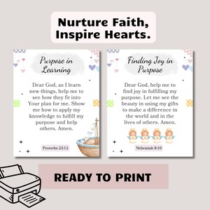 20 Prayer Scripture Cards With Bible Verses | Children’s Bible Studies ...