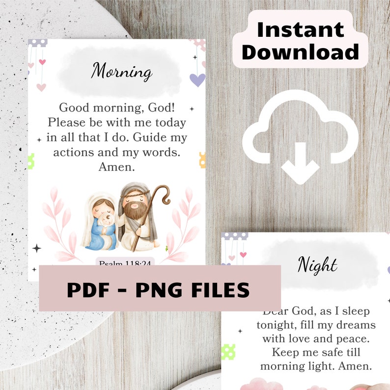 20 Prayer Scripture Cards With Bible Verses | Children’s Bible Studies ...