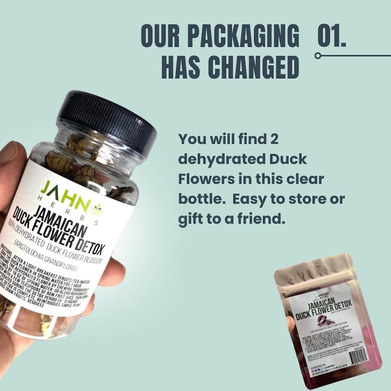 Jamaican Duck Flower Detox - Flor De Pato, Palo Guaco - Etsy