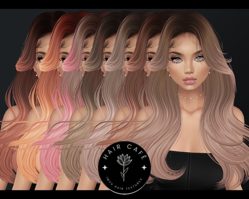 Fall Imvu Hair Pack - Etsy