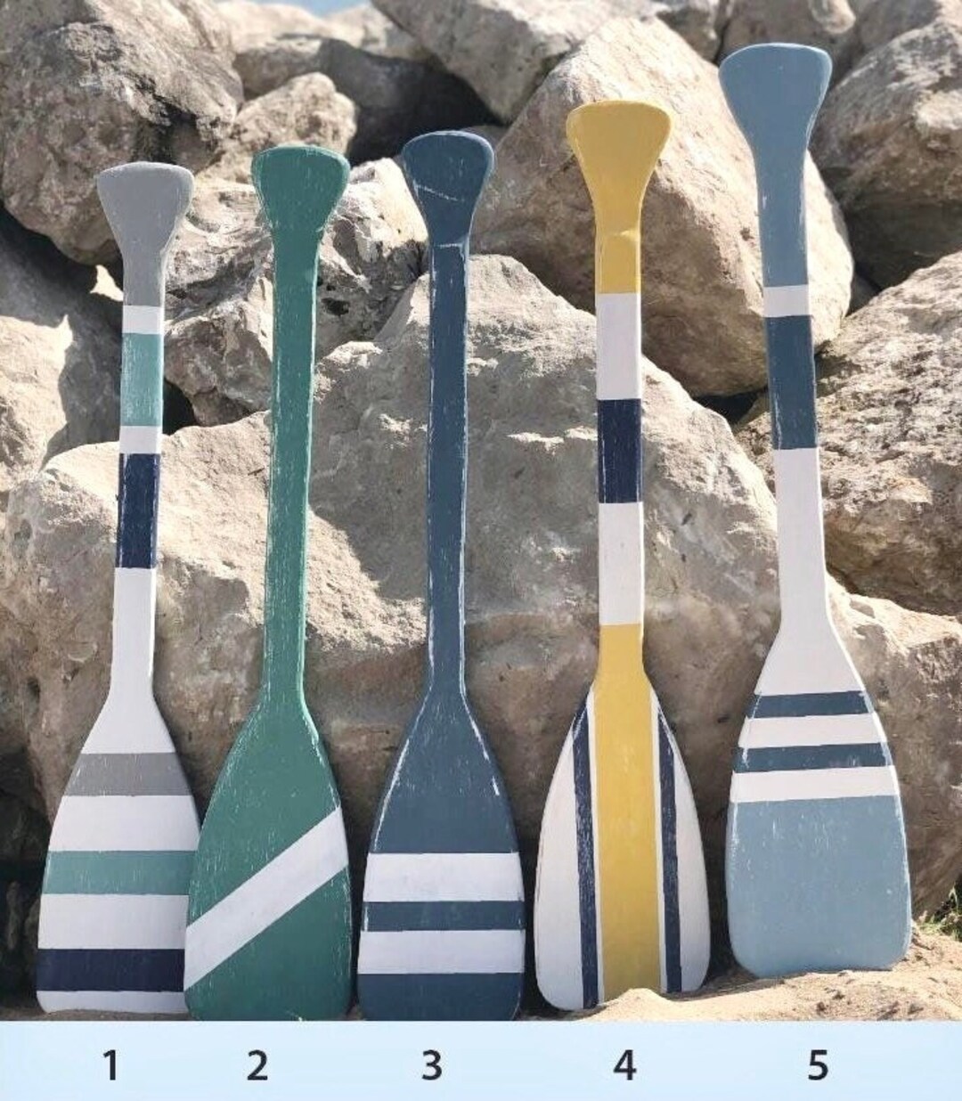 Boat Paddles Painted - Etsy