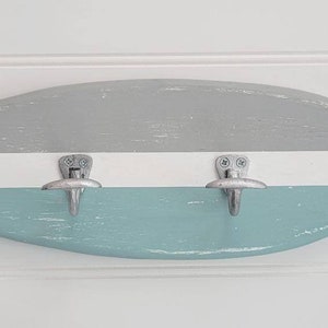 Surfboard Key Holder, Beach Decor, Coastal Key Rack - Etsy