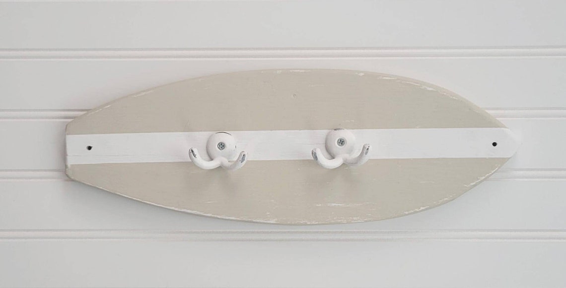 Surfboard Key Holder Beach Decor Coastal Key Rack - Etsy