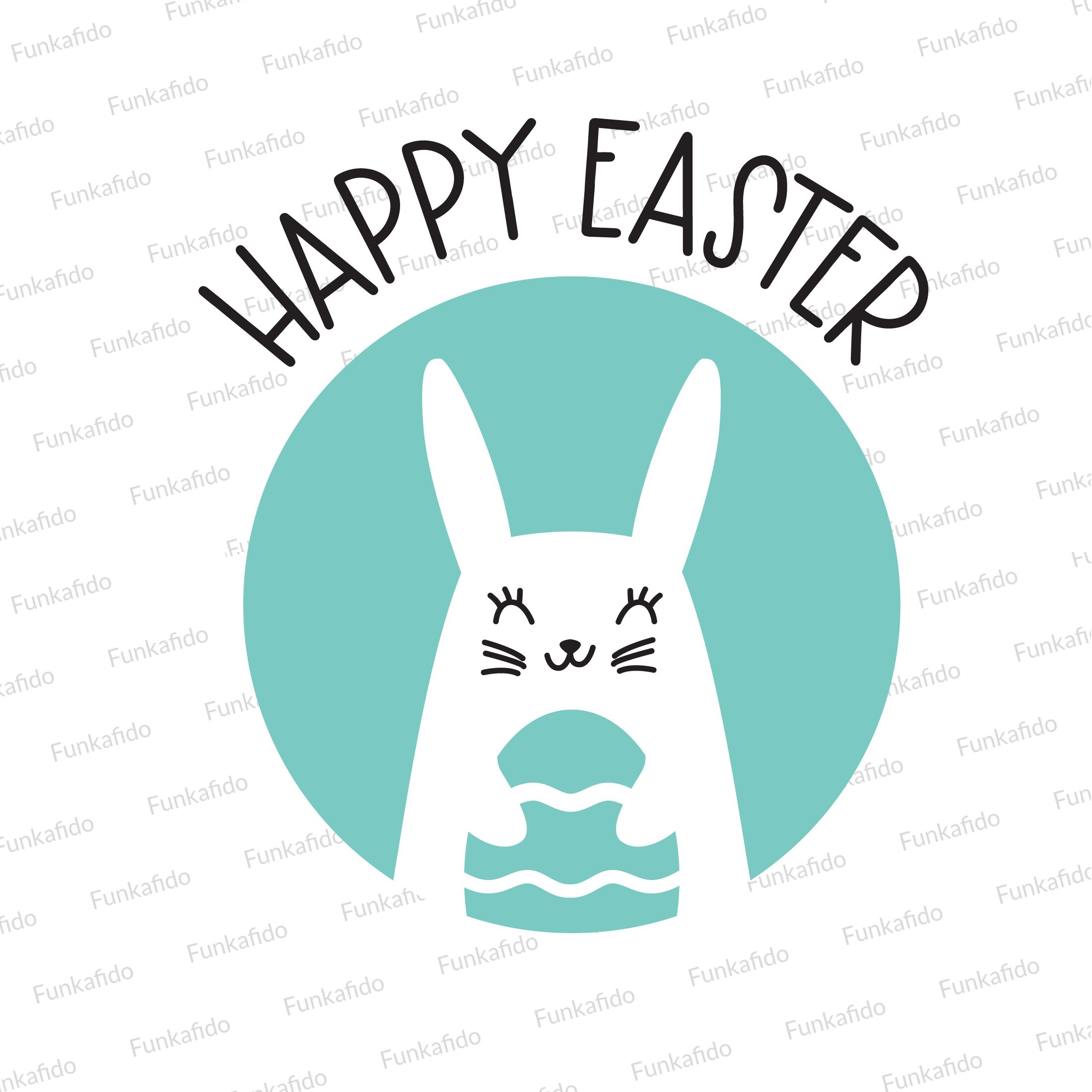 Happy Easter SVG PNG Easter Bunny Svg Easter Shirt Svg Kids Easter Svg ...