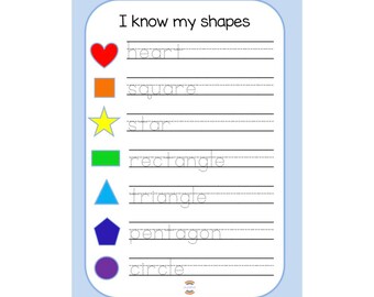 I Know My Shapes - Etsy