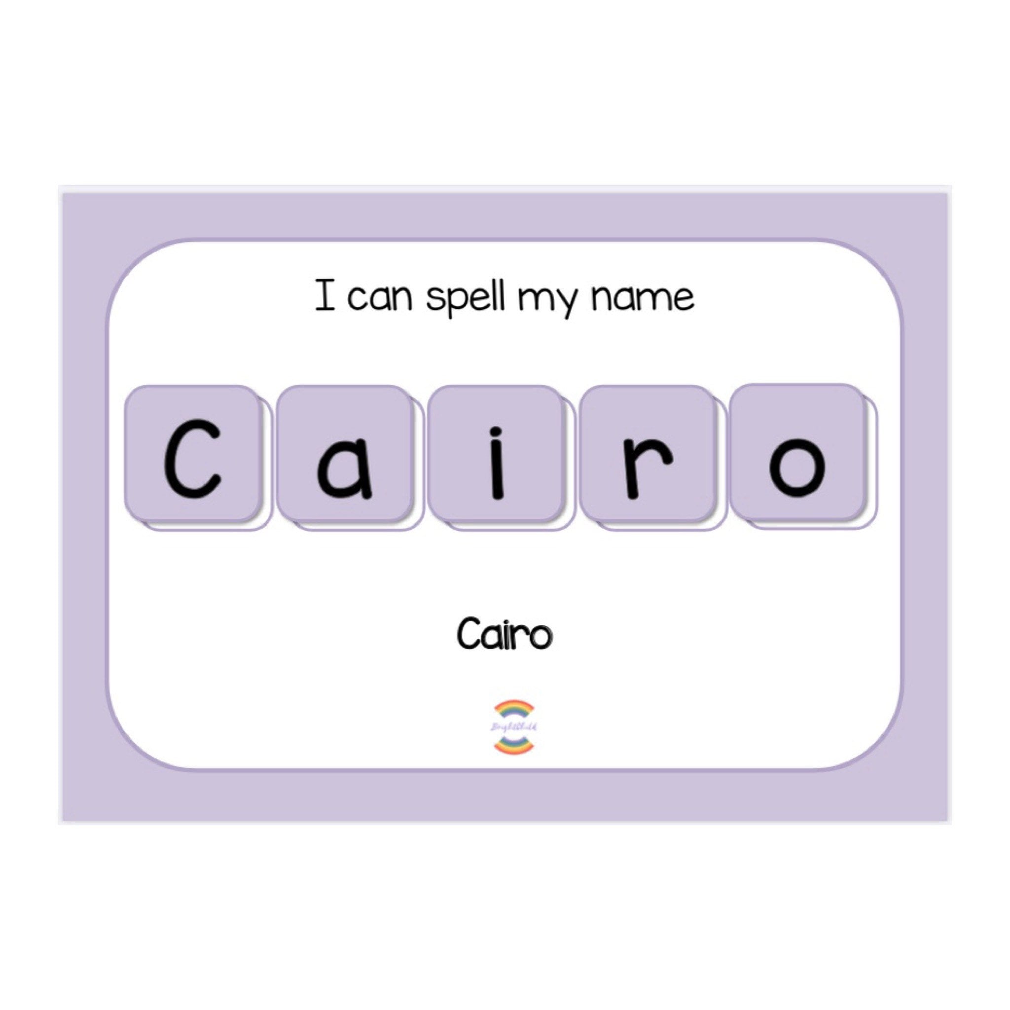 I Can Spell My Name Personalised Learning Mat Laminated Etsy i-can-spell-my-name-personalised-learning-mat-laminated-etsy