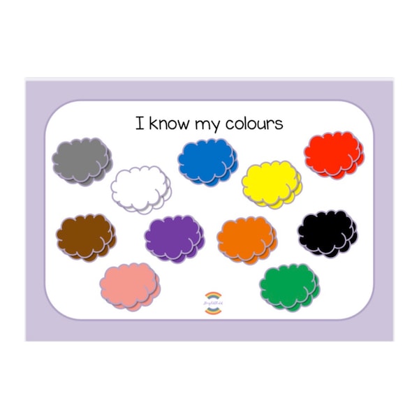 Velcro Matching Cards - Etsy