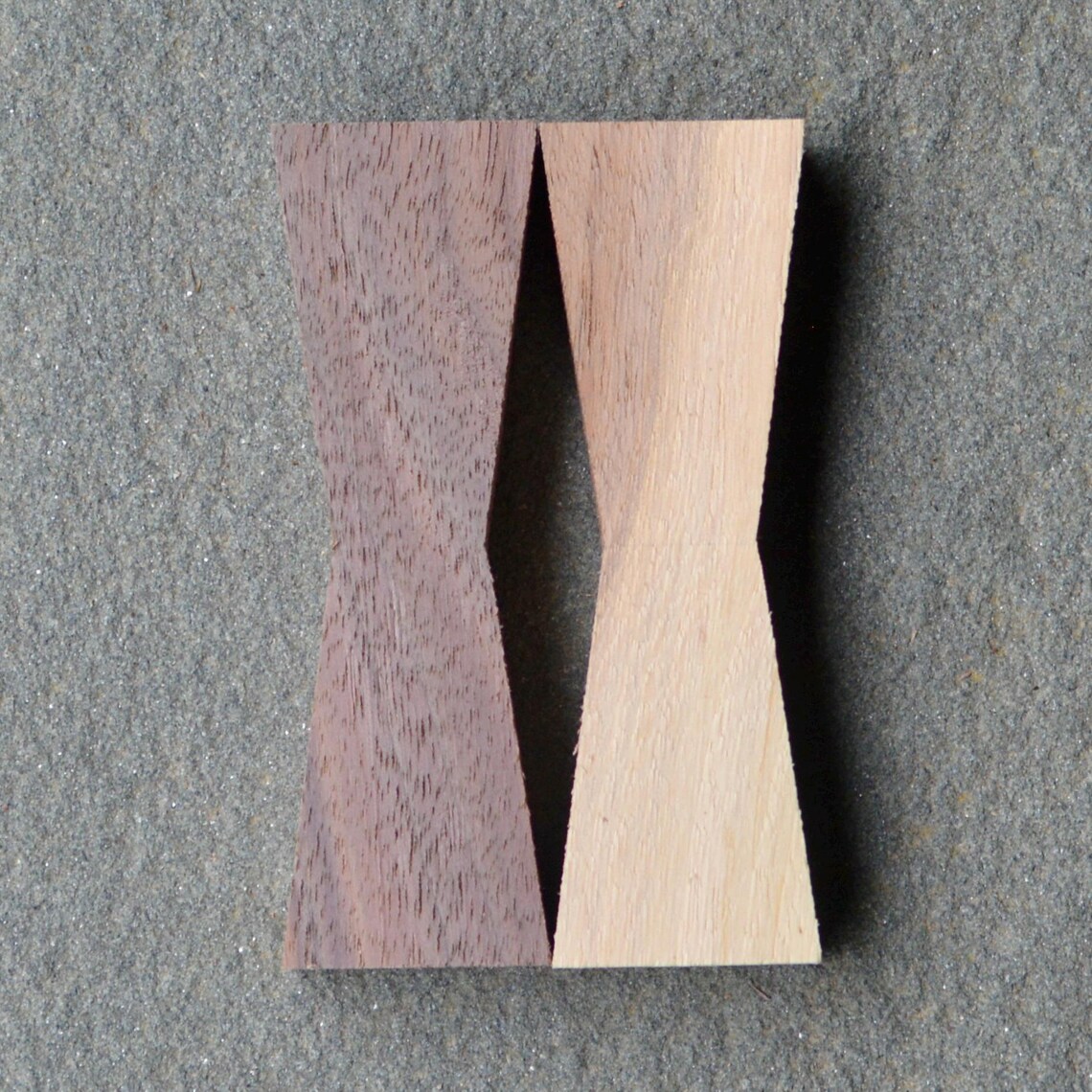 Black Walnut Bowtie Inlay Set: Wood Joinery - Etsy