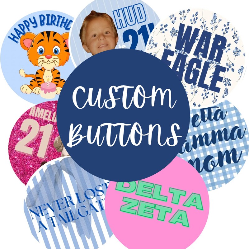 Sorority Buttons - Etsy